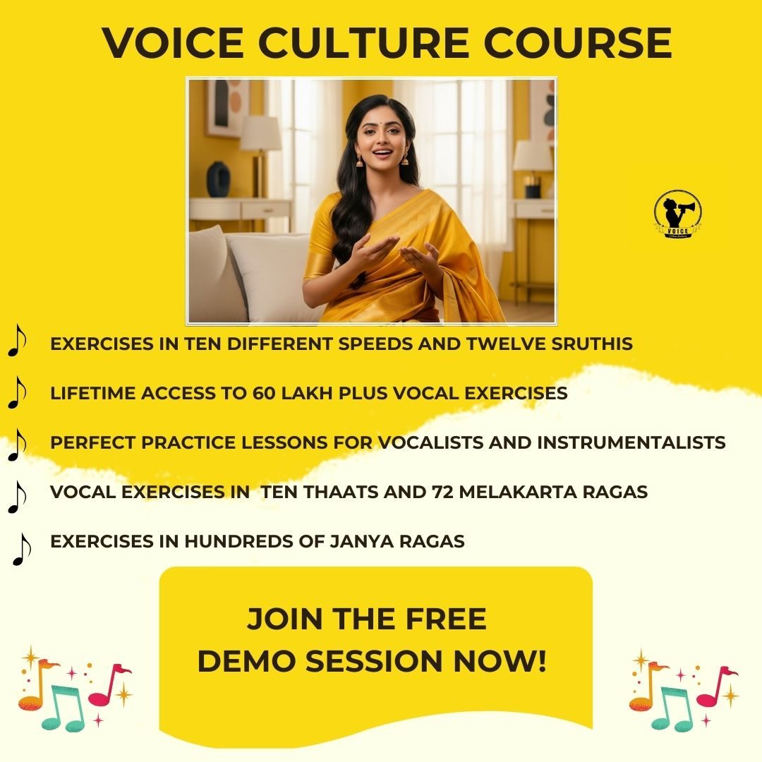 LEARN VOICE CULTURE FROM RAAMNAATH LIVE STARTING FROM