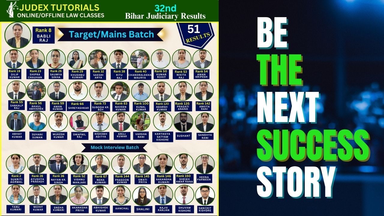 Best Judiciary Coaching in Patna - Judex Tutorials
