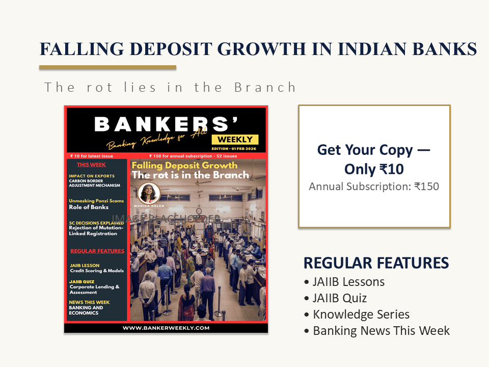 Subscribe to Bankers' Weekly | Latest Banking News & Insights