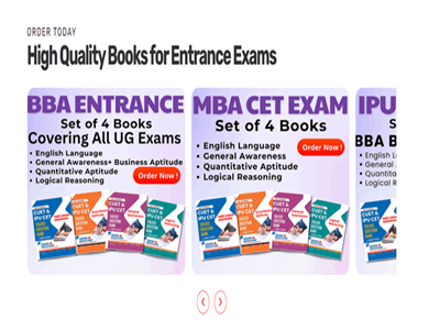 Entrance Exam Books | CUET, IPU CET, BBA, BCA, MCA, MBA Guides